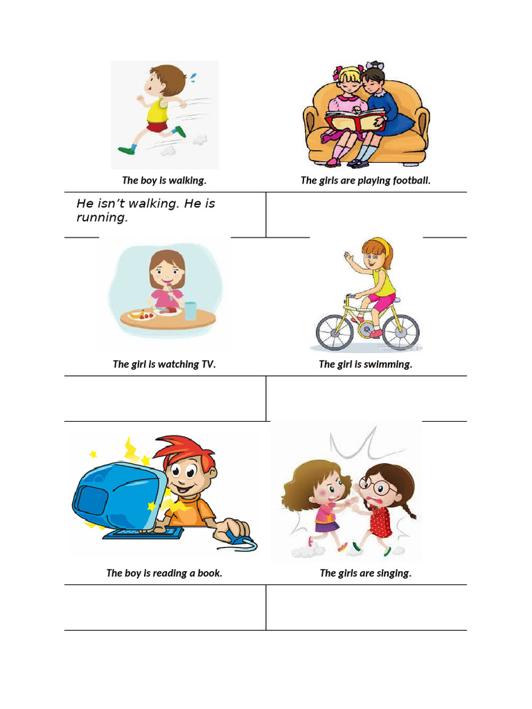 Present Continuous | PDF