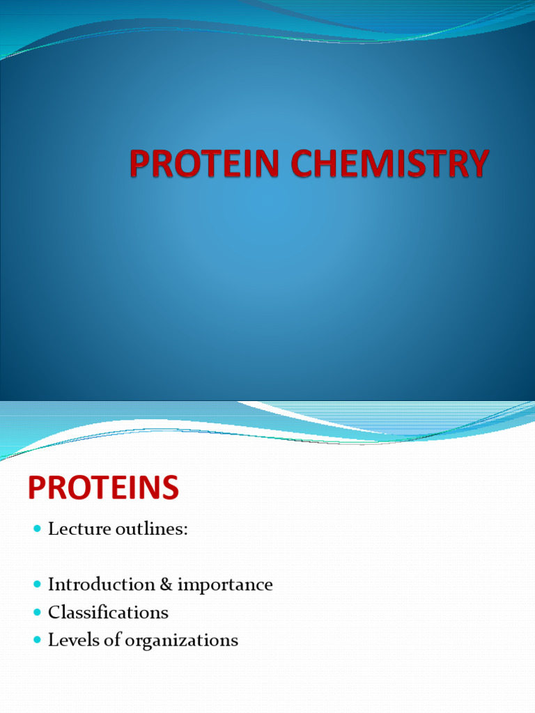 Proteins Classification | PDF | Proteins | Denaturation (Biochemistry)