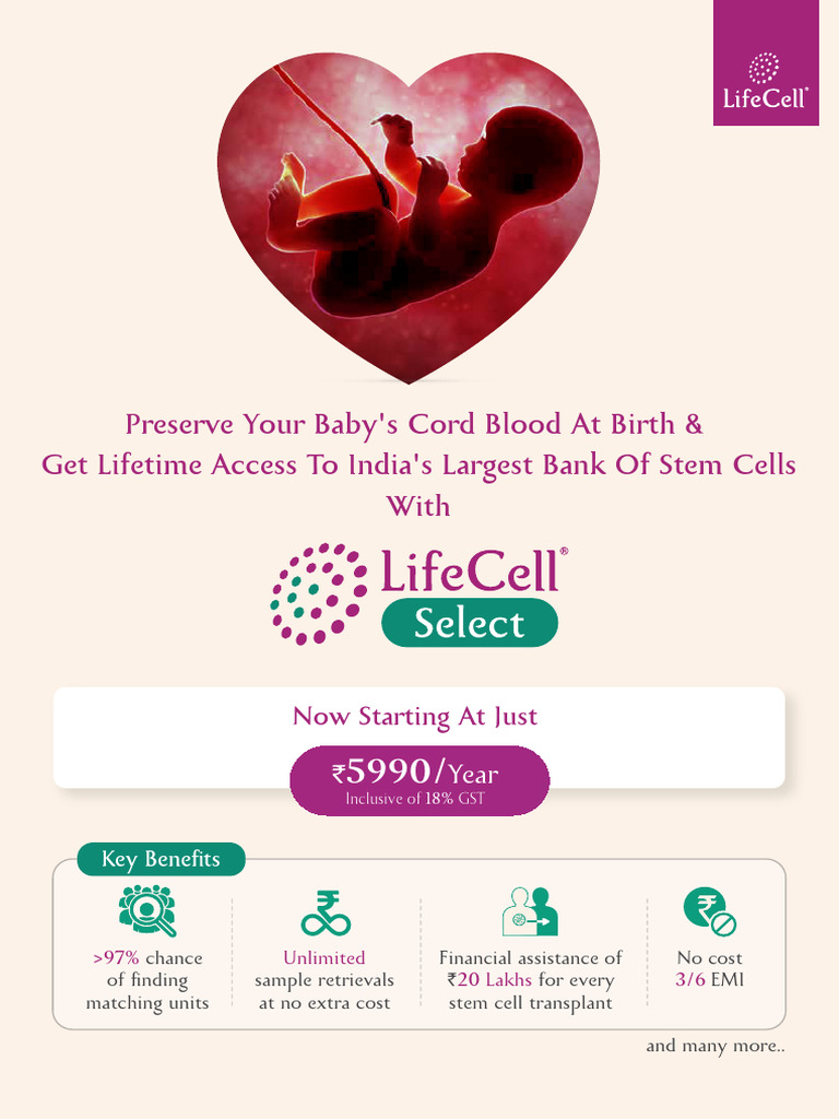 LifeCell Select - English - Flyer - Oct 2022 | PDF | Wellness
