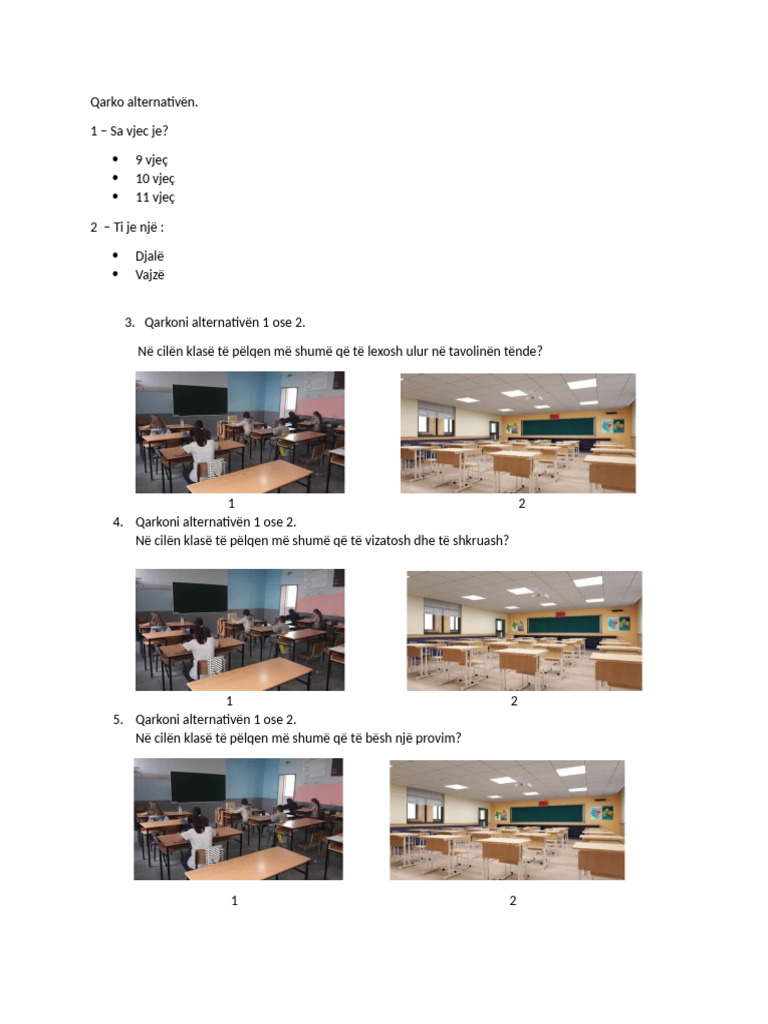 20 Pyetje Pyetesor Per Femije | PDF