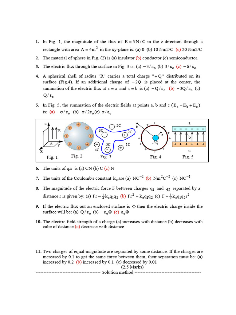 Training 1 1 | PDF | Sphere | Electric Field
