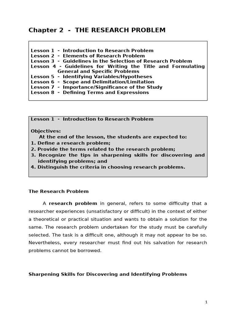 Research Chapter 2.edited | PDF | Hypothesis | Curriculum
