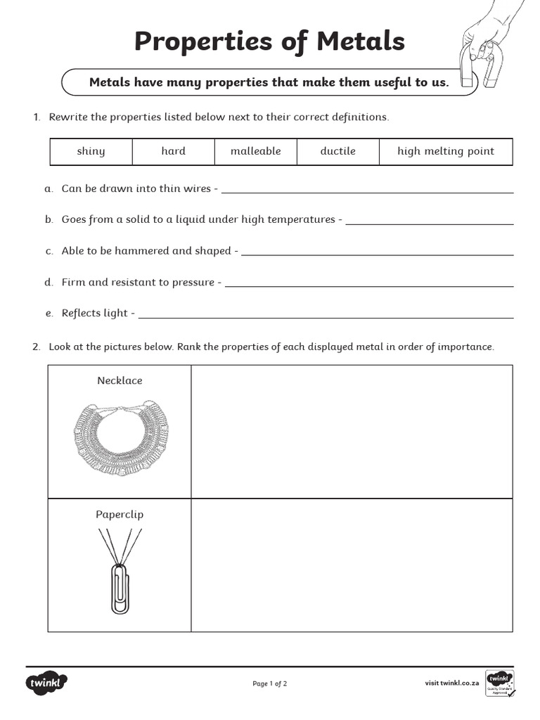 Metal Properties and Uses Guide | PDF | Metals | Rust