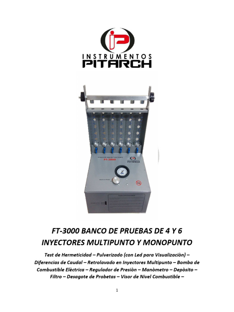 Manual FT 3000 PDF | PDF | Inyección de combustible