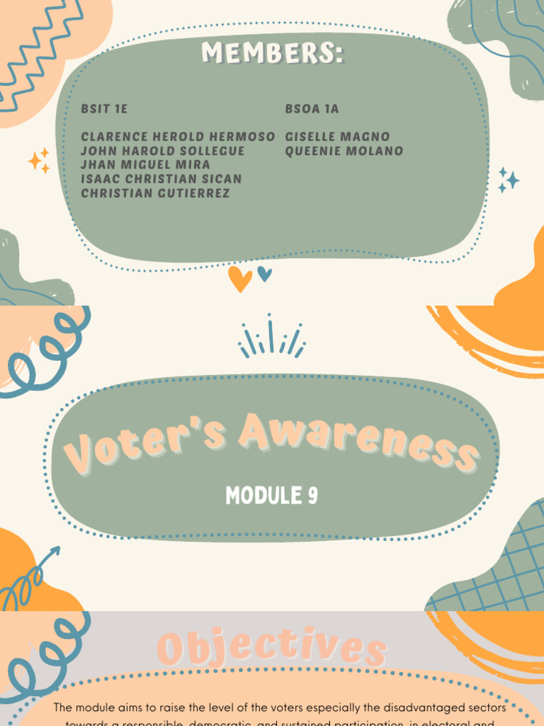 Module 12 - Voters Awareness | PDF | Elections | Voting