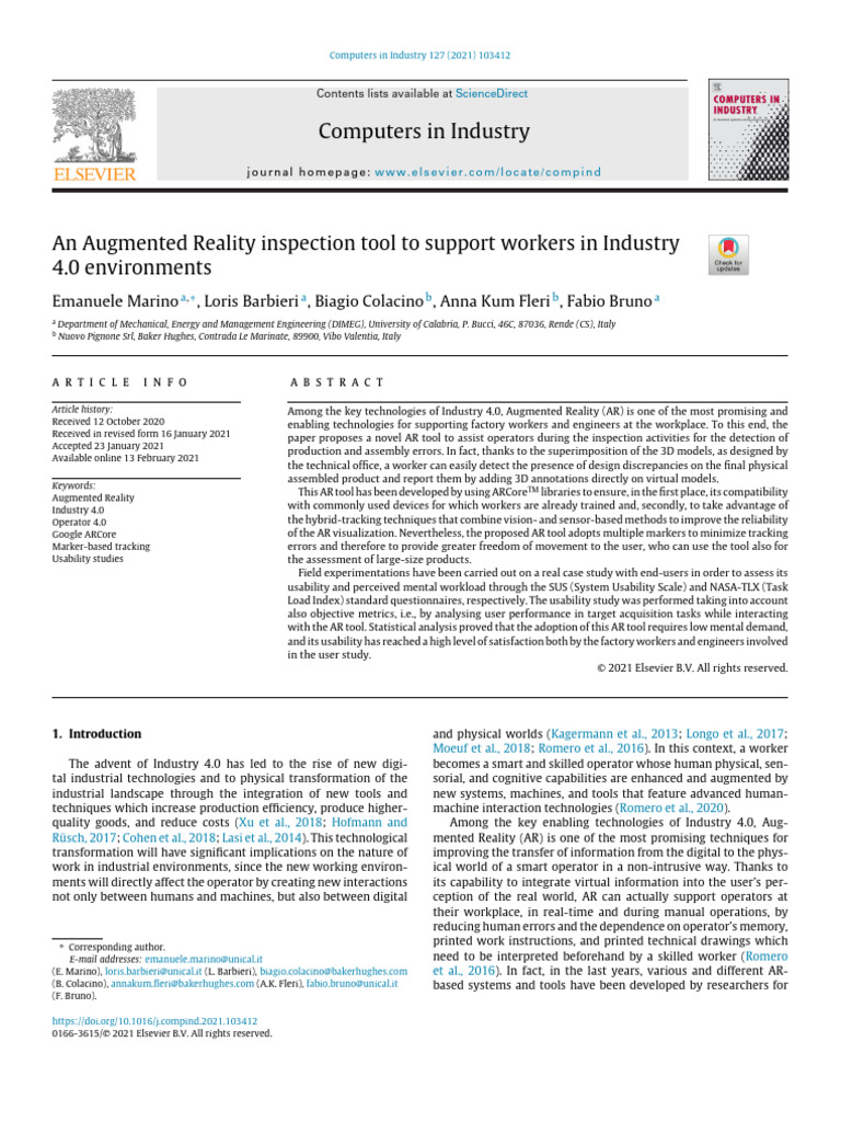 Augmented Reality Paper | PDF | Augmented Reality | Usability