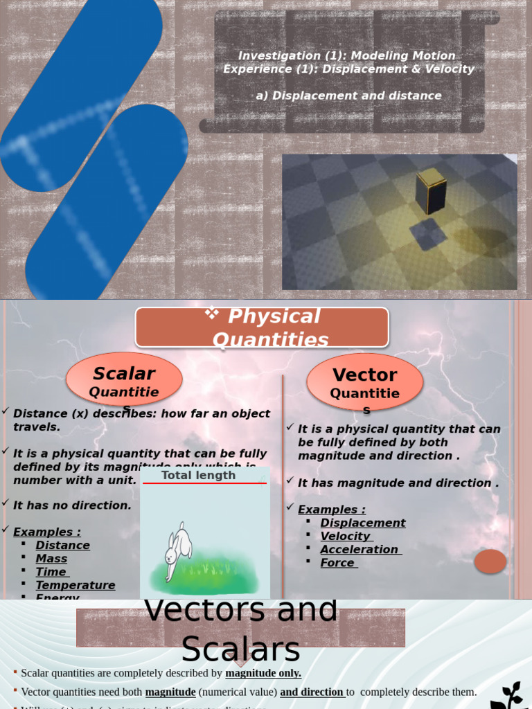 W2 Distance Displacement | PDF | Euclidean Vector | Velocity