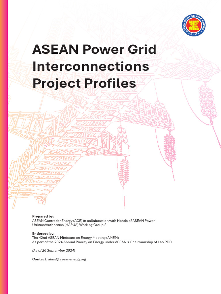 ASEAN Power Grid Interconnections Project Profiles | PDF | Electric ...