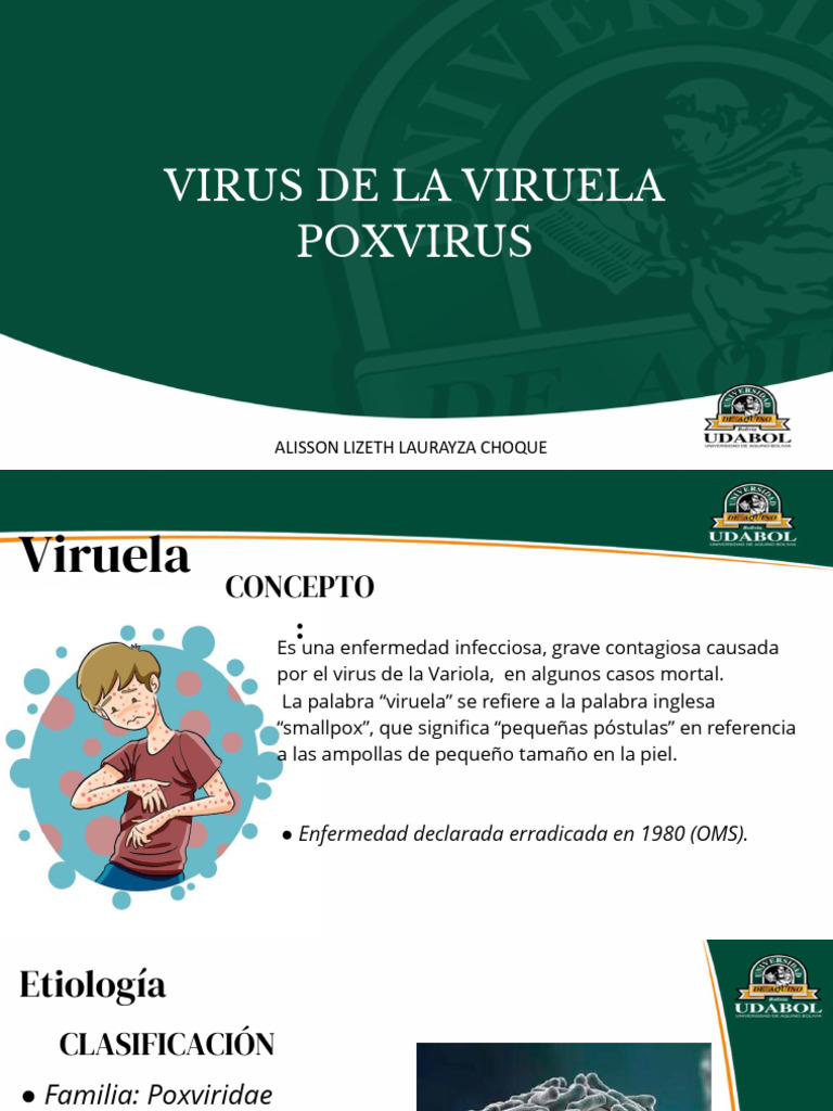 Poxvirus Viruela | PDF | Viruela | Virus