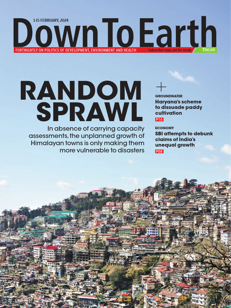Down To Earth Magazine | PDF | Cement | Climate Change Mitigation