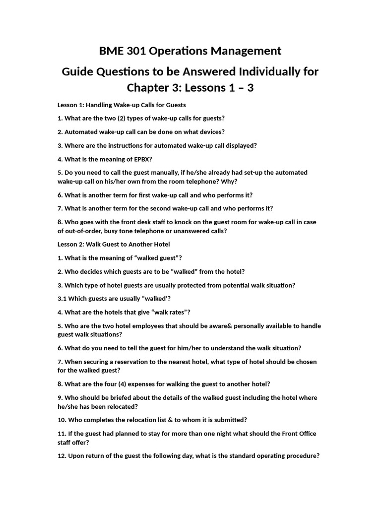 BME 301 Guide Questions Chap 3 Lessons 1 3 | PDF | Credit Card