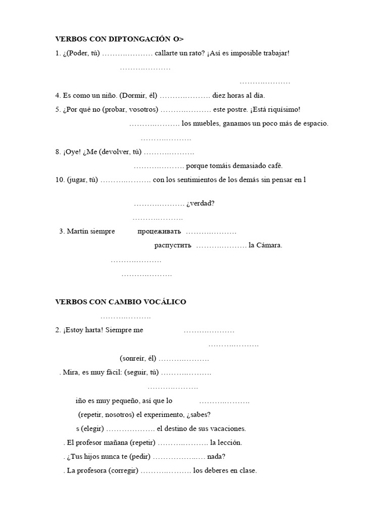 Verbos Irreg | PDF | Artes del Lenguaje y Comunicación