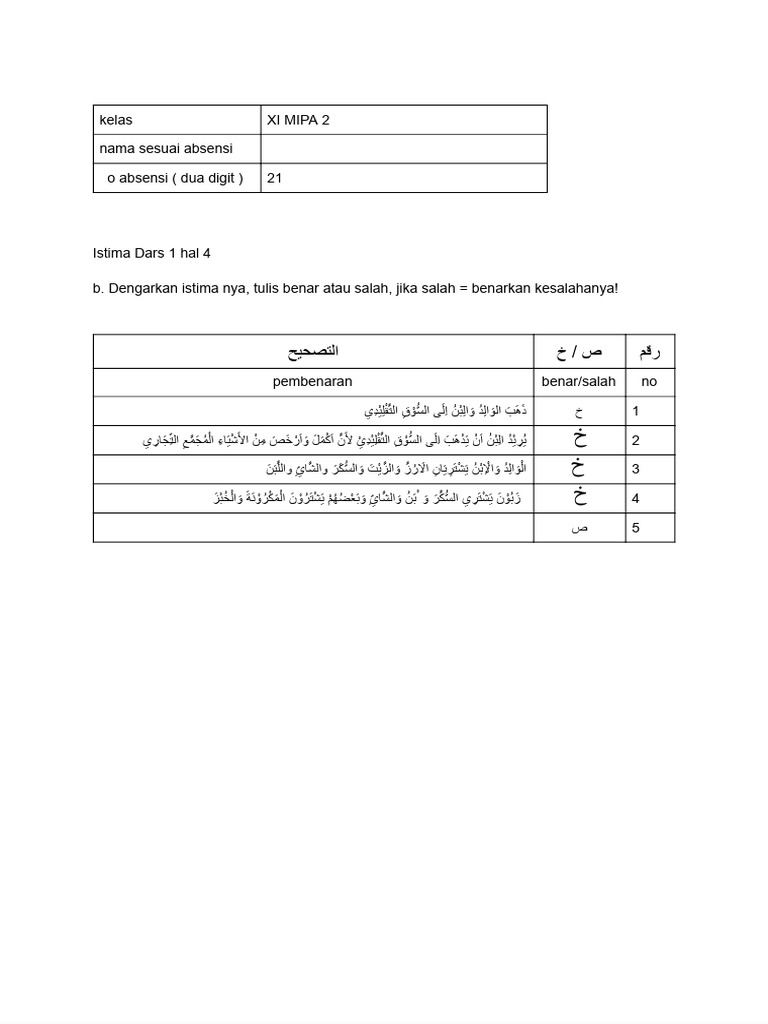 Mohamad Yudhistira, 21 - Xi Ip2 | PDF