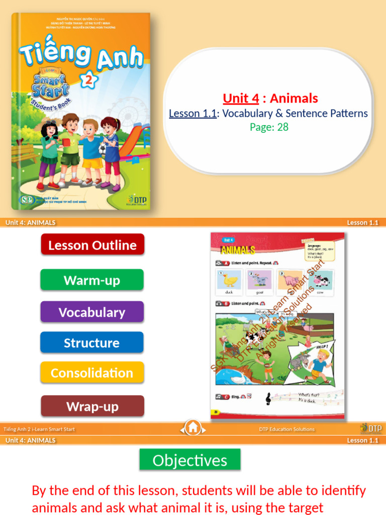 Unit 4 Animals - Lesson 1.1 - Page 28 | PDF | Applied Linguistics ...