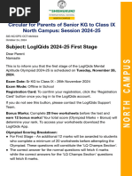 Logiqids Mental Aptitude Exam 2024-25 | PDF
