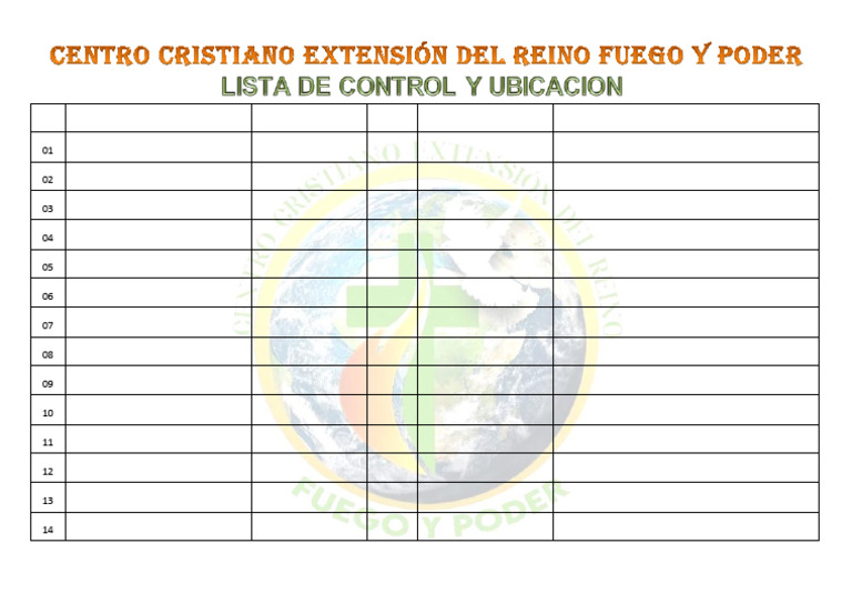 Lista de Control y Ubicacion | PDF