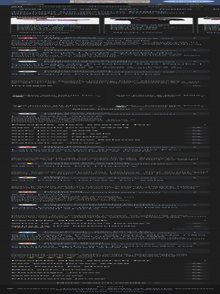 SPFC Jersey - Google Search | PDF | Association Football | Association ...