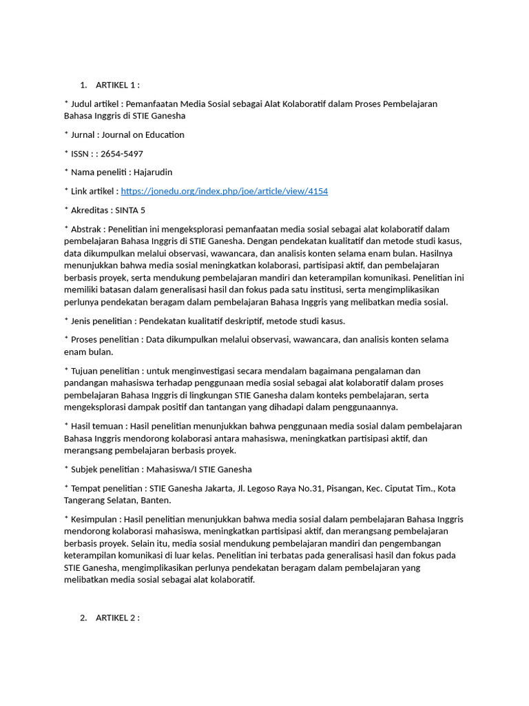 10 Artikel MR - Arya Uts Tell | PDF