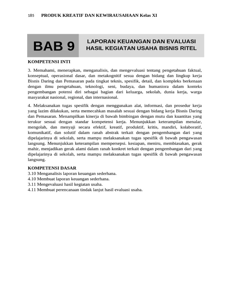 PKWU Bab 9 | PDF