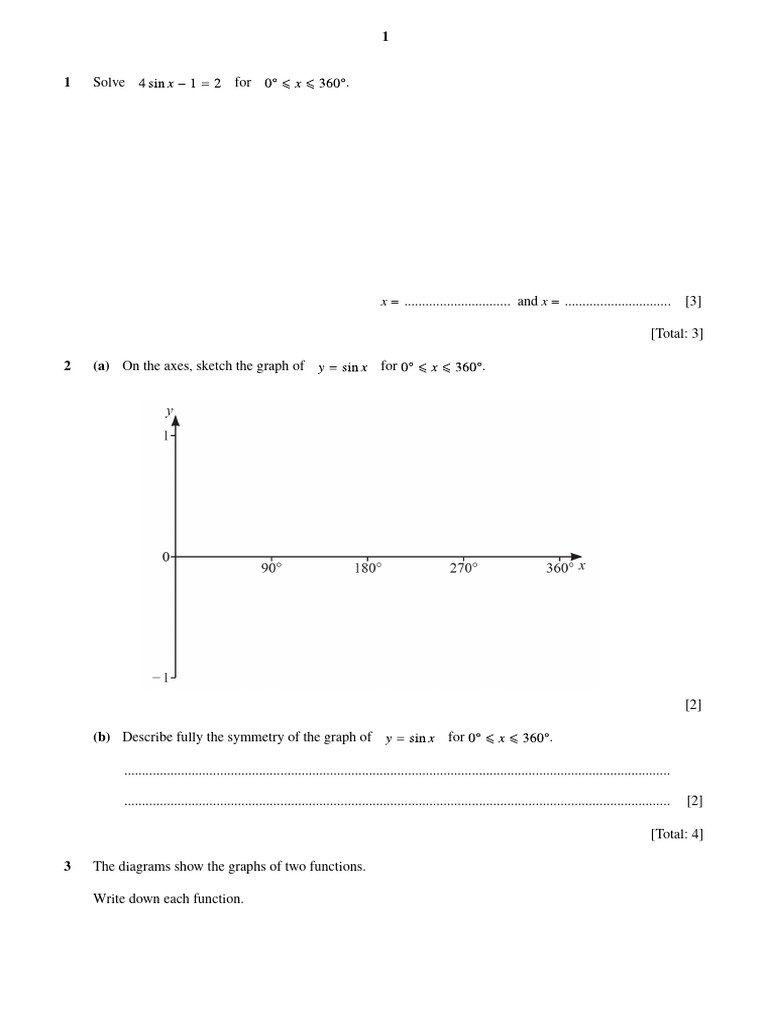 Trigonometric Functions QP | PDF | Teaching Methods & Materials | Computers