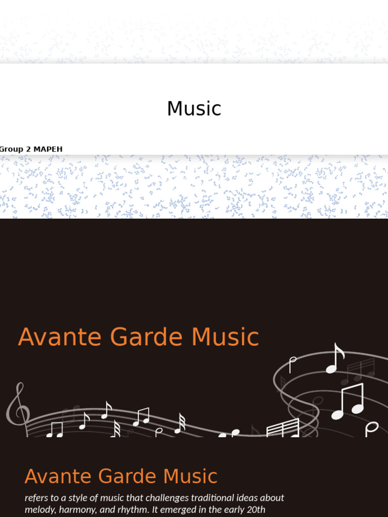 Music Powerpoint Background | PDF | Electronic Music | Composers