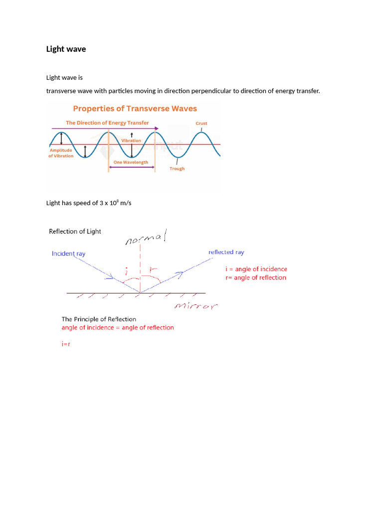 Physics Discussion 24.11.10 Light Wave | PDF