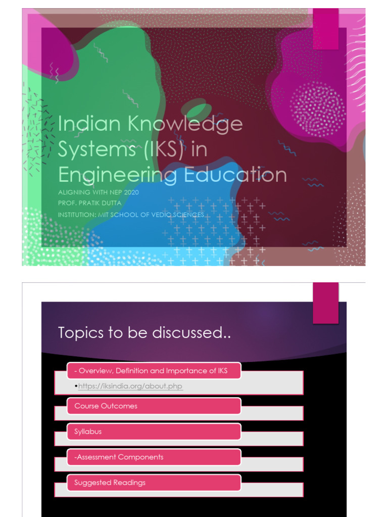 IKS Presentation Lecture 1 | PDF | Knowledge | Liberal Arts Education