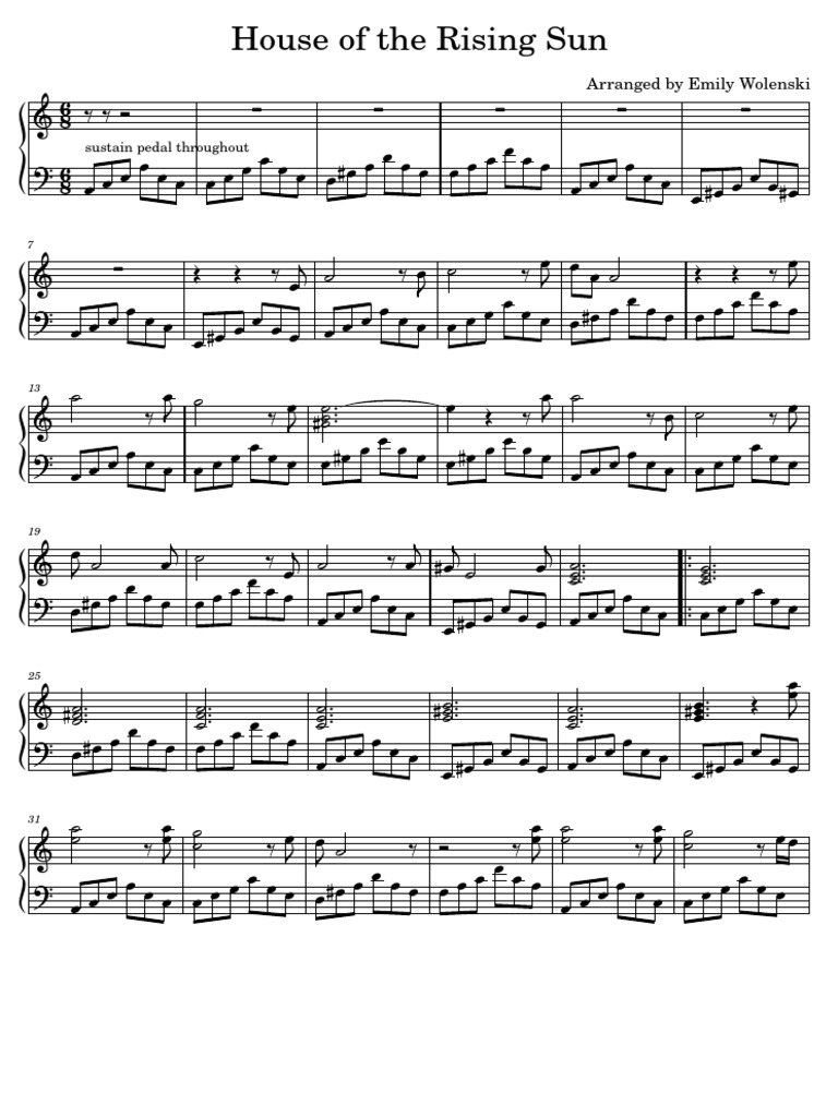 House of The Rising Sun | PDF