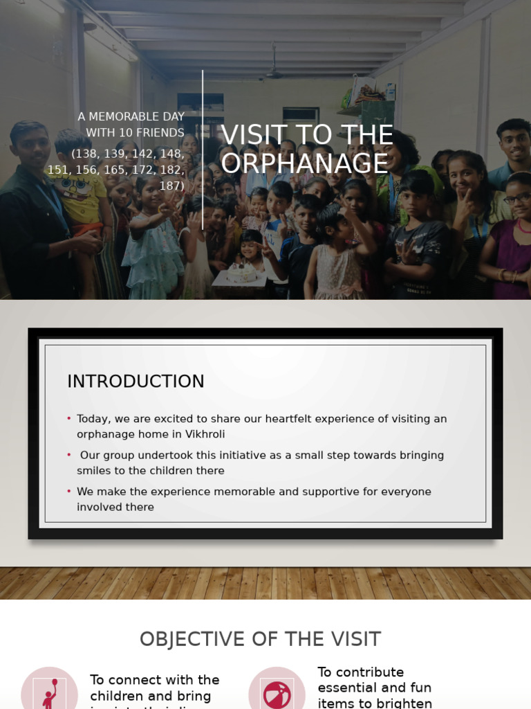 Orphanage Visit: A Day of Joy | PDF | Gratitude | Psychology