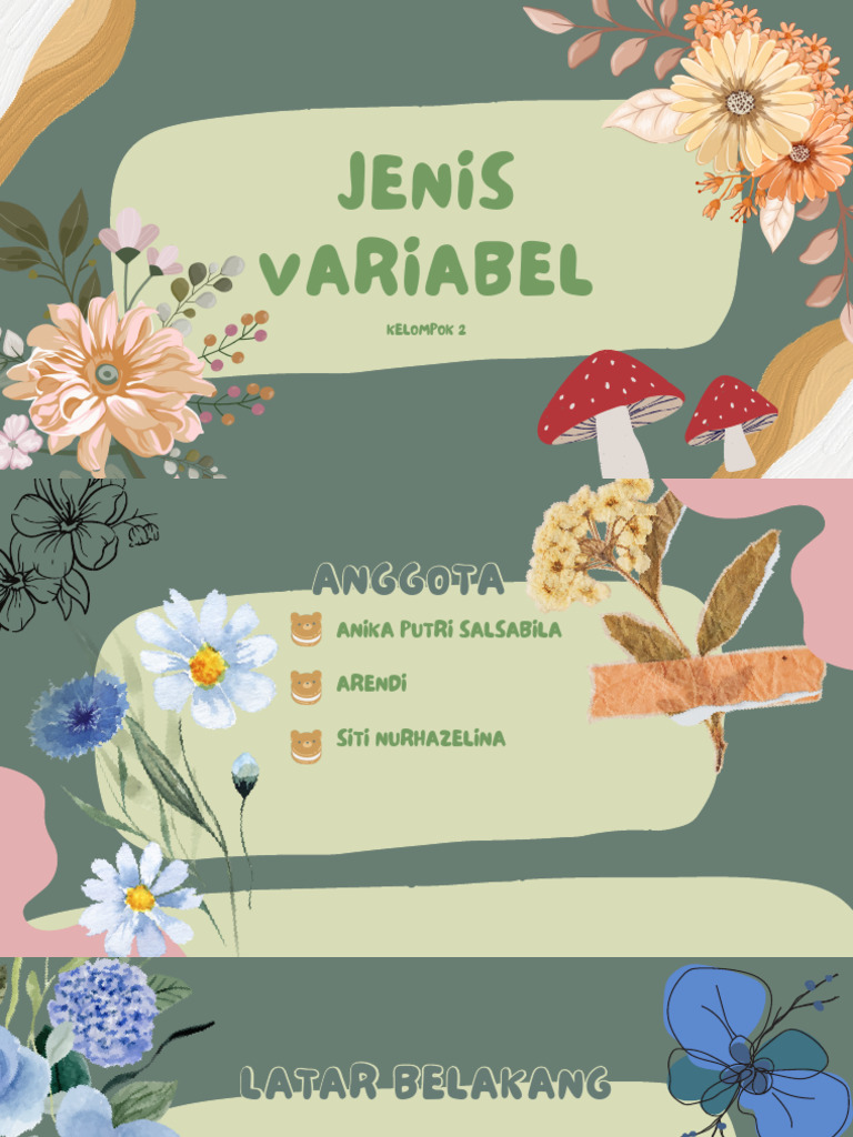 Jenis-Jenis Variabel Penelitian | PDF | Karier & Perkembangan
