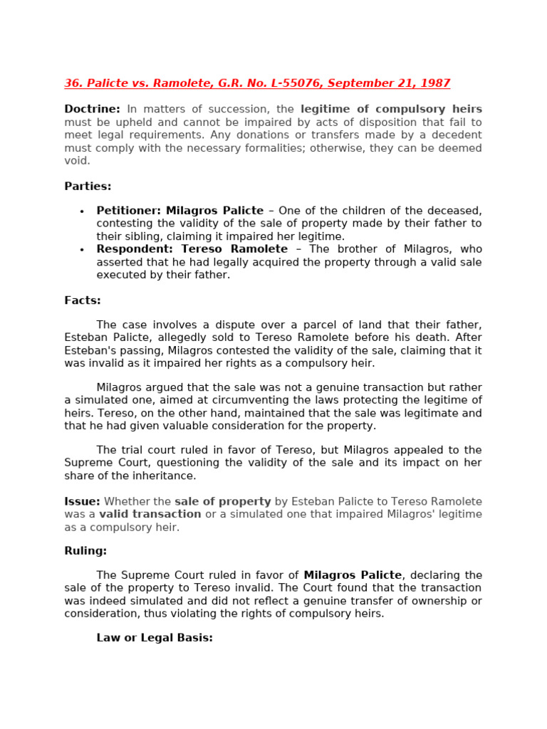 Succession Cases Part 2 | PDF | Probate | Inheritance