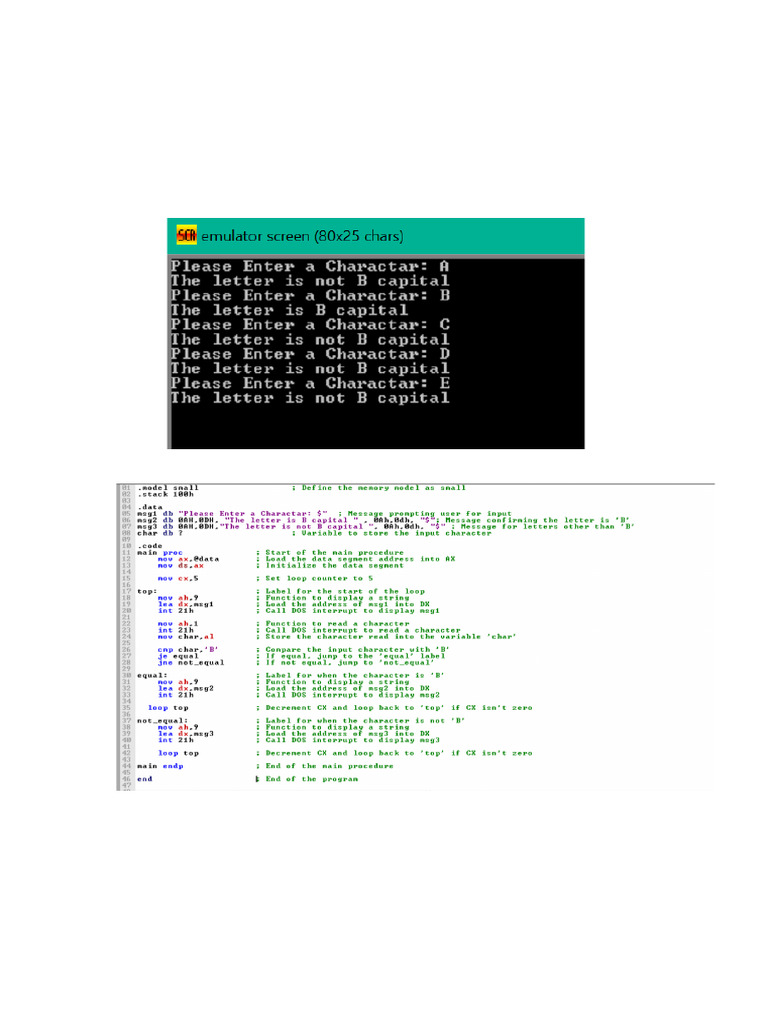 Assembly Code Exercises 3 | PDF