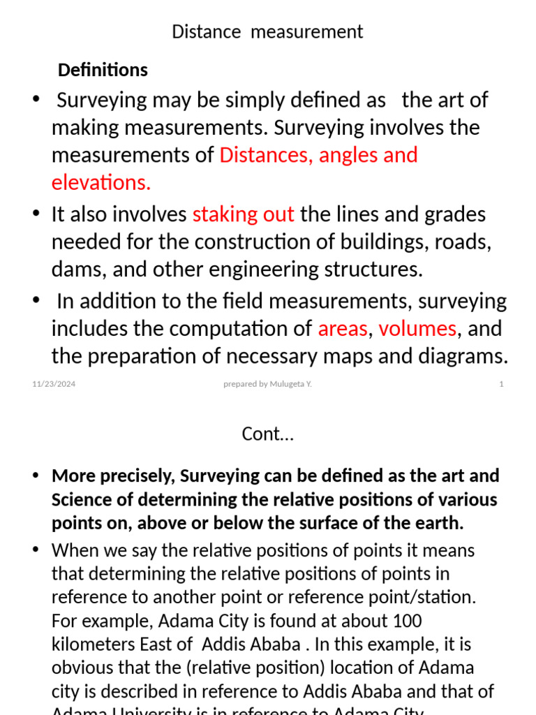 Linear Measurement (Part1) Arc | PDF | Surveying | Metrology