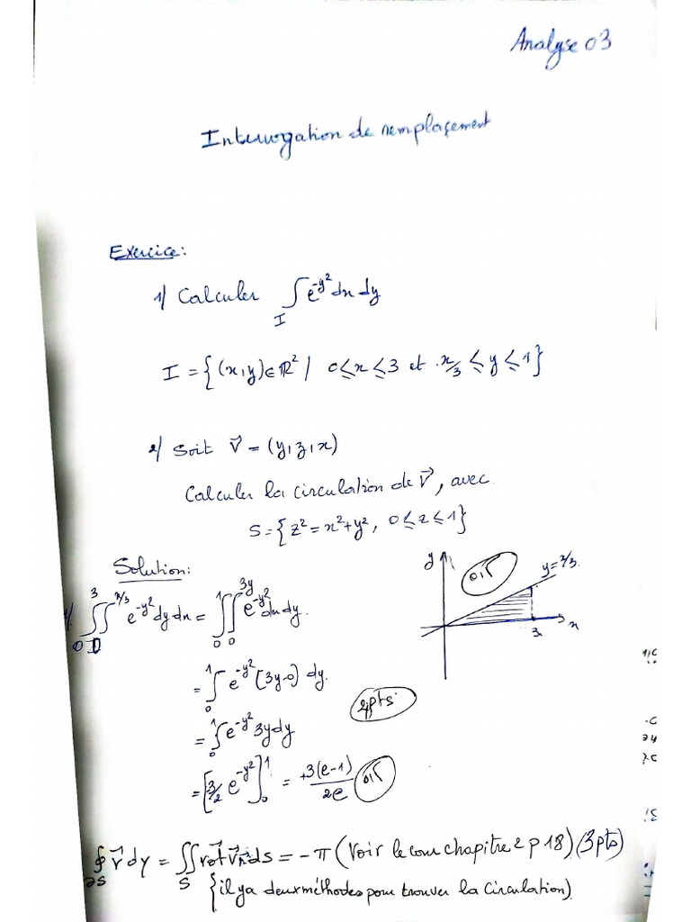 Interro Replacement - Corrigée | PDF