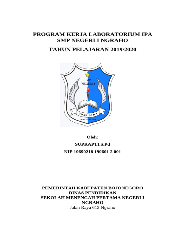 Program Kerja Laboratorium Ipa | PDF
