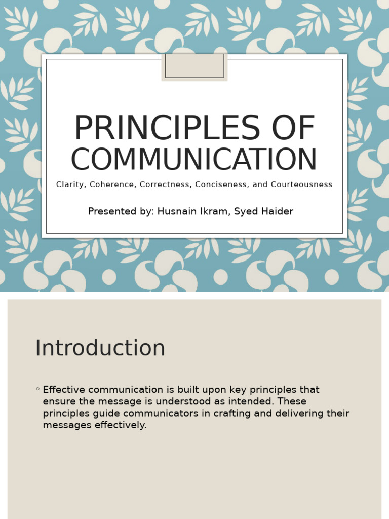 Principles of Communication | PDF