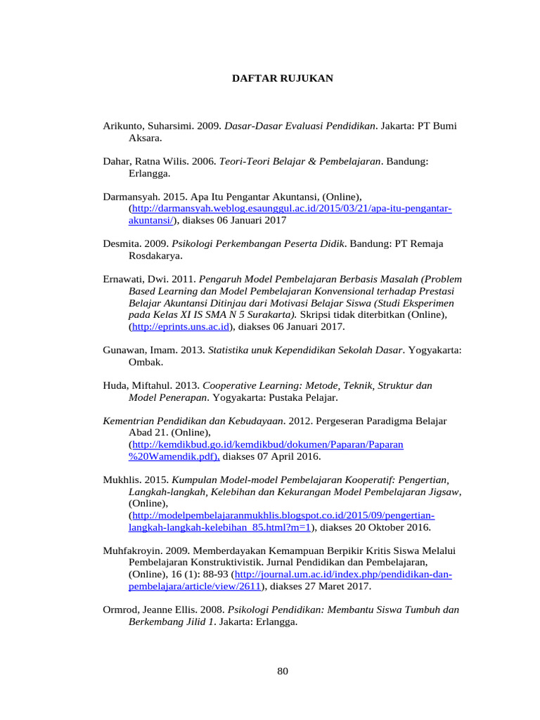 11 DAFTAR RUJUKAN (Revisi) | PDF