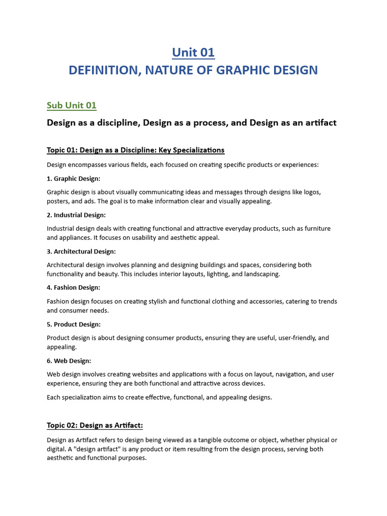 Understanding Graphic Design Essentials | PDF | Graphic Design | Page ...