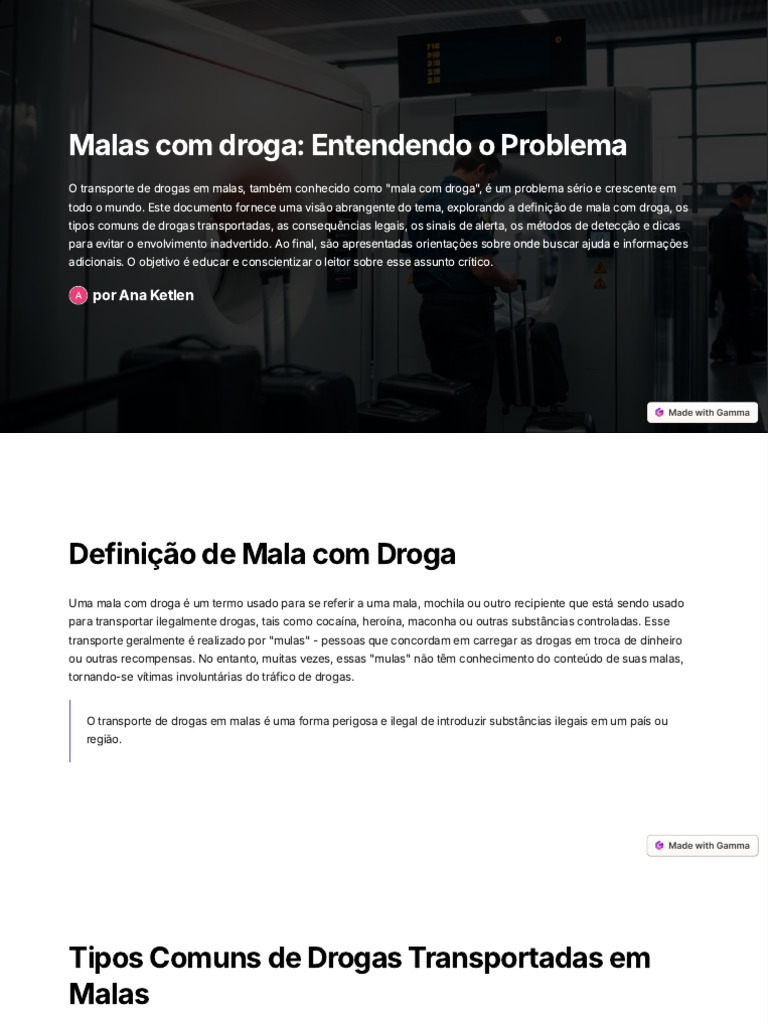Malas Com Droga Entendendo o Problema | PDF | Drogas | Cannabis (droga)
