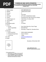 Format Biodata Diri | PDF