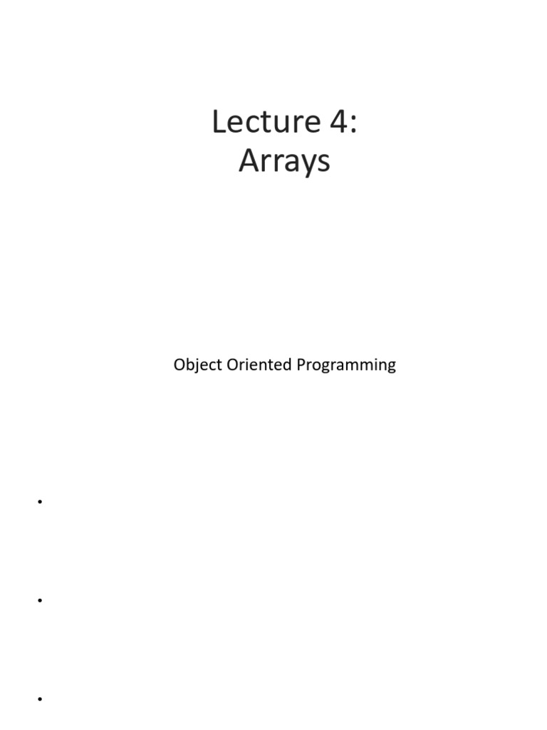 Lecture 4 Pdf Integer Computer Science Variable Computer Science