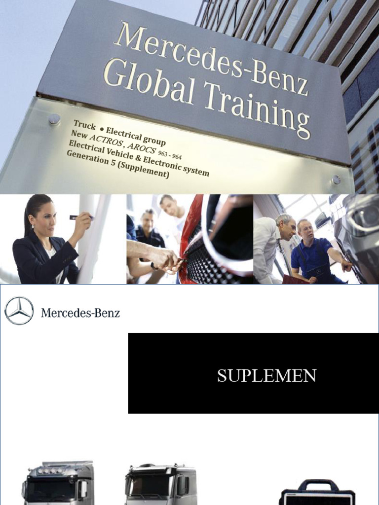 Electrical Vehicle & Electronic System MB New ACTROS, AROCS 963-964 Gen ...