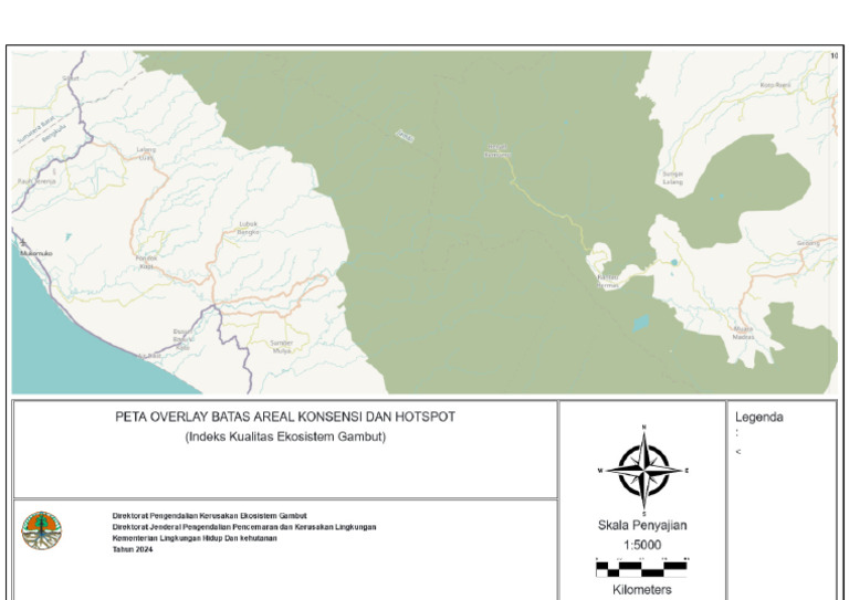 Peta Overlay Batas Areal Konsensi Dan Hotspot 19-10-2024 | PDF