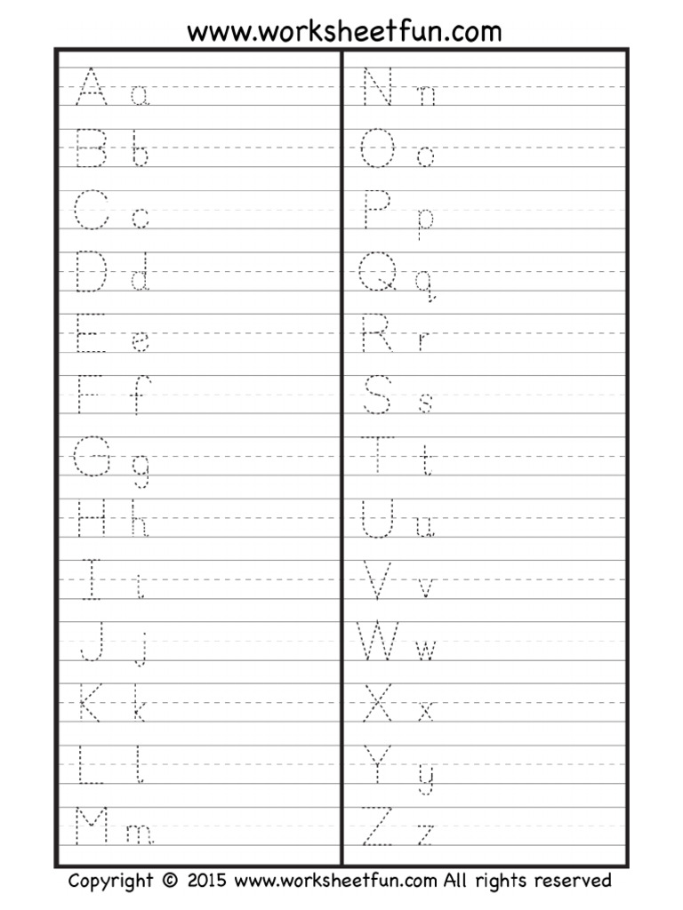 Tracing Letters | PDF