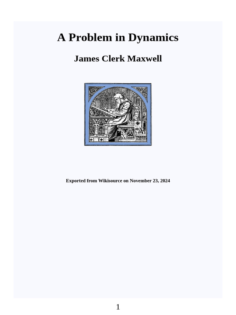 A Problem in Dynamics | PDF | Force | Creative Commons License
