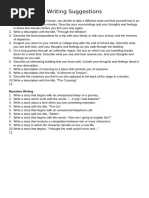 Edexcel IGCSE English Language Imaginative Writing Tasks | PDF | Home ...