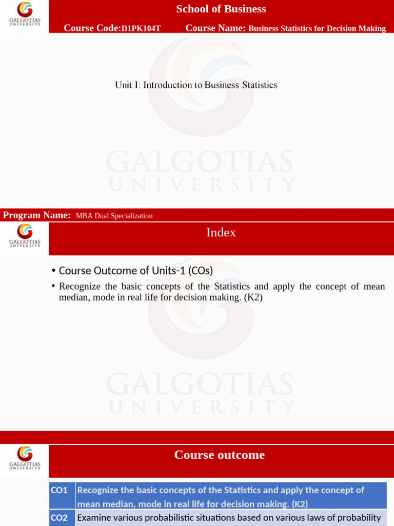 Introduction To Statistics | PDF | Level Of Measurement | Statistics