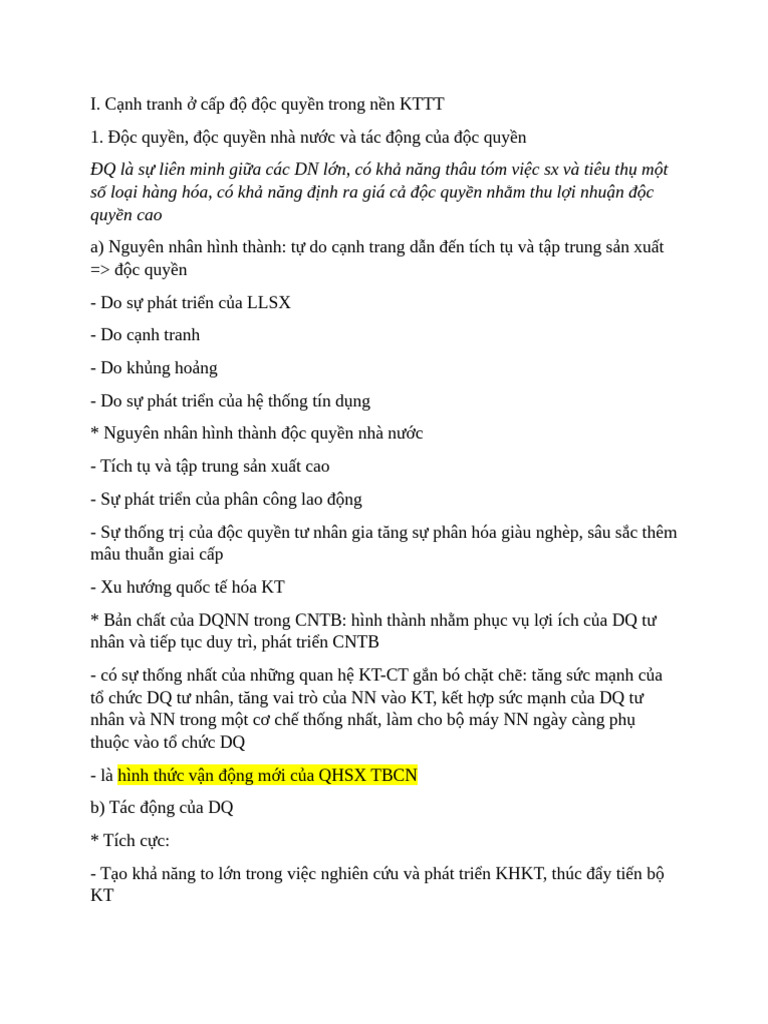 KTCT Chương 4,5,6 | PDF