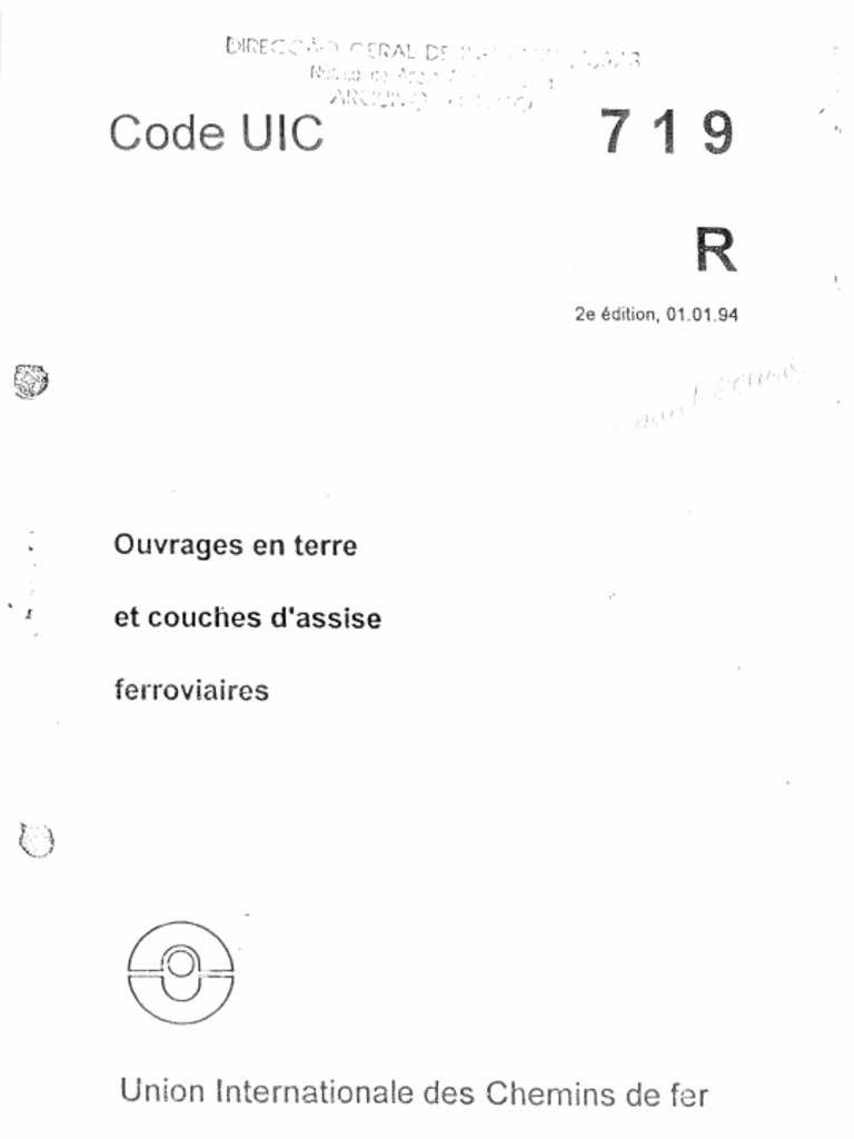 Uic 719 R | PDF