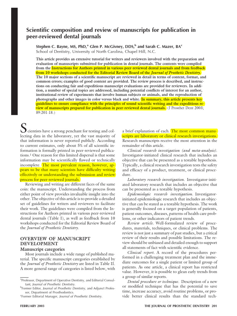 12) Scientific Composition and Review of Manuscripts | PDF | Microscope ...